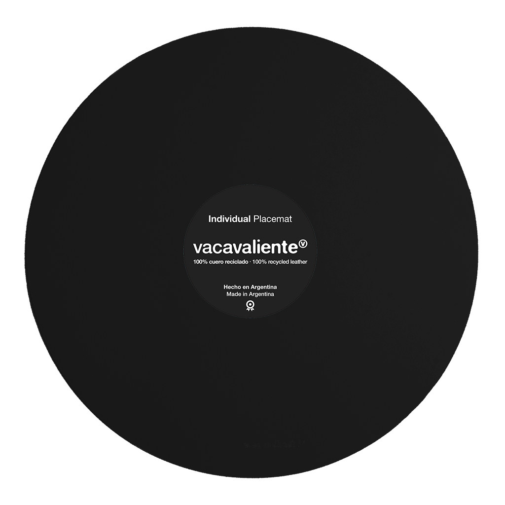 AR.vacavaliente | Vacavaliente | Individual Circular Negro