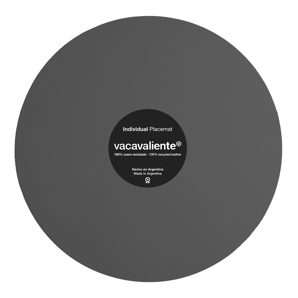 AR.vacavaliente | Vacavaliente | Individual Circular Grafito